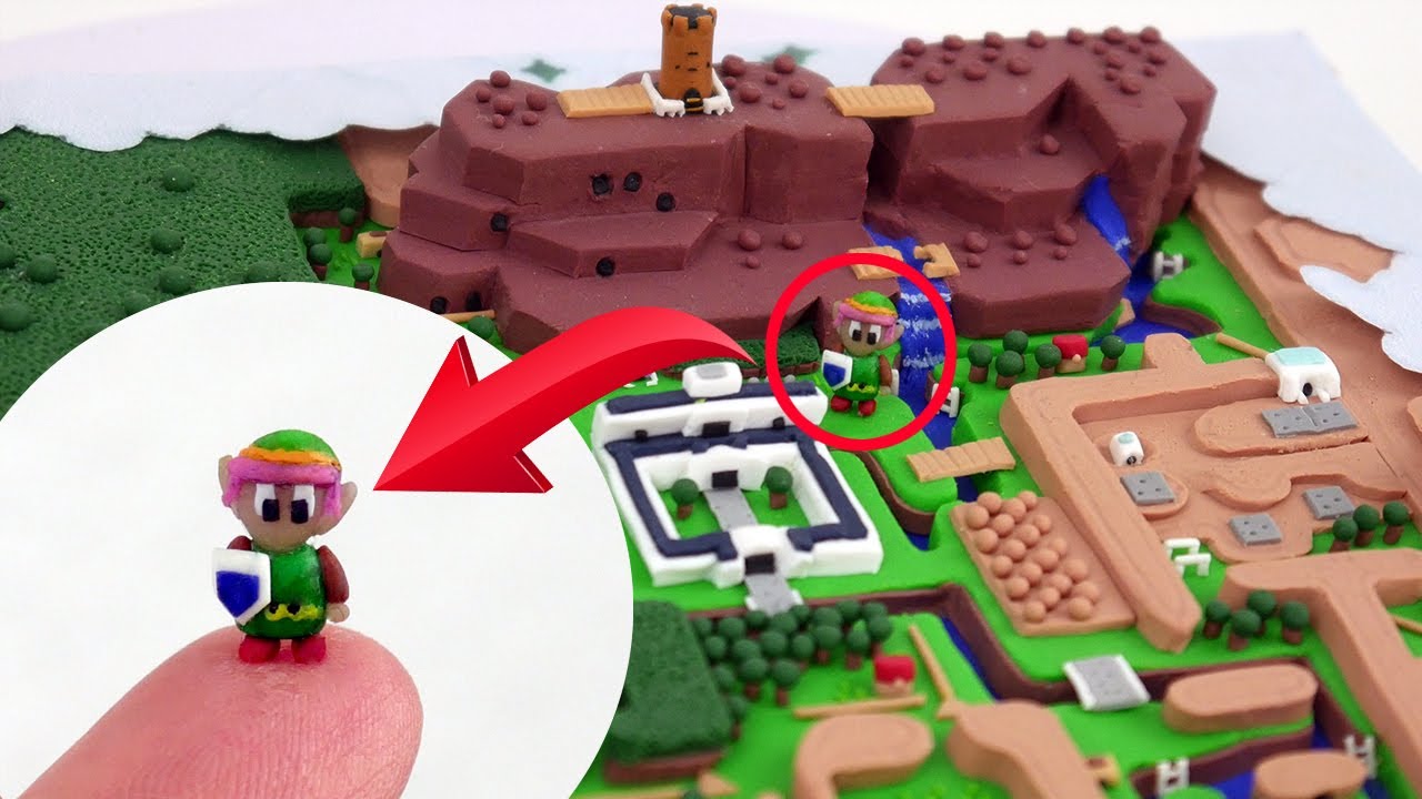 Sculpting LINK from A LEGEND OF ZELDA with POLYMER CLAY! - YouTube