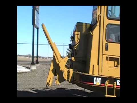 1994 Caterpillar 627F Motor Scraper - YouTube