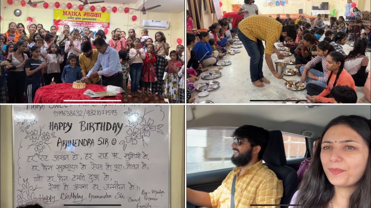 Mujhe Yaha Aa Kar Sukoon Milta Hai ️ Birthday Celebration In Anath