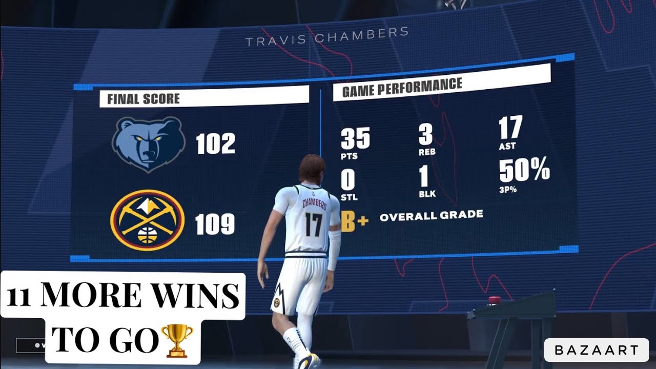 Travis Chambers ROAD TO NBA CHAMPIONSHIP 2k24 MyCareer West Semifinals ...