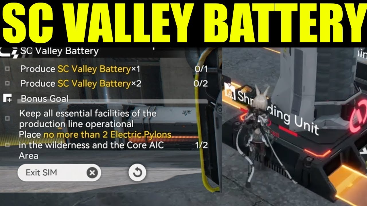 arknights endfield - how to produce sc valley battery | sc valley ...