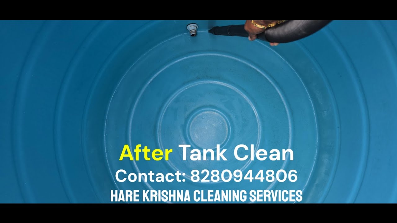 Water Tank Cleaning by Hare Krishna Cleaning Services - YouTube