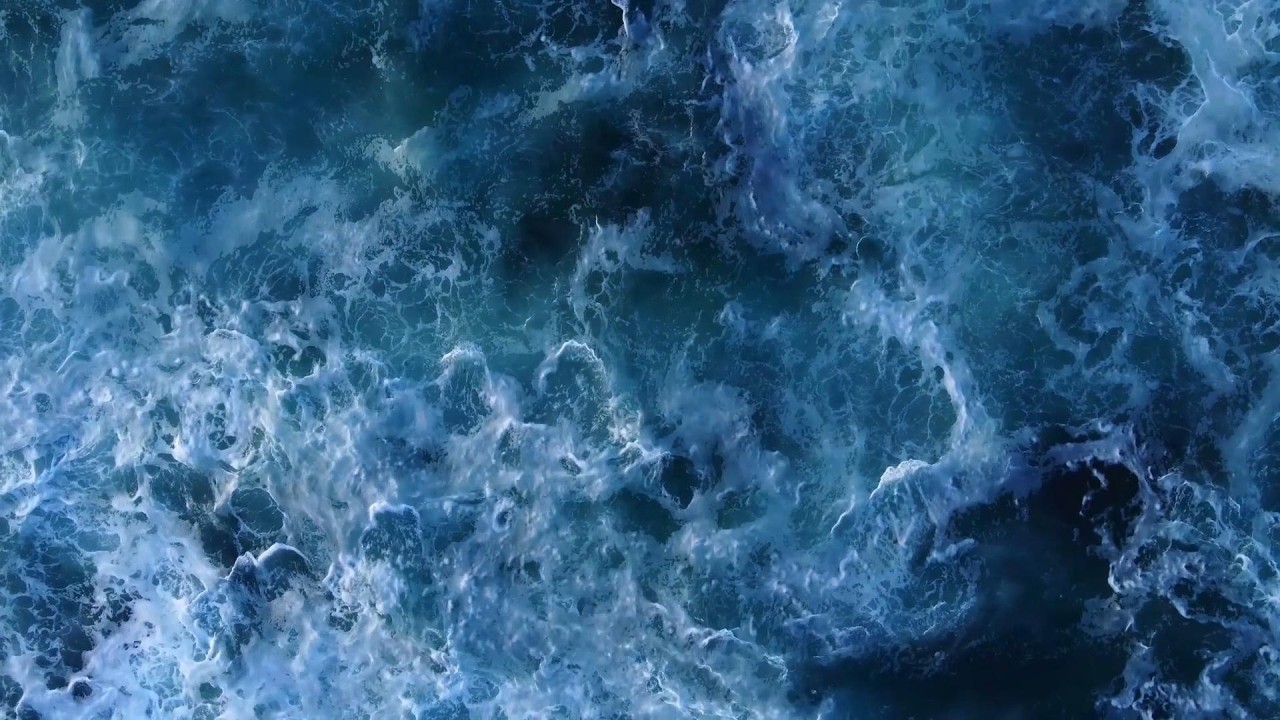 The quiet and soothing sound of waves | Scenery of waves crashing ...