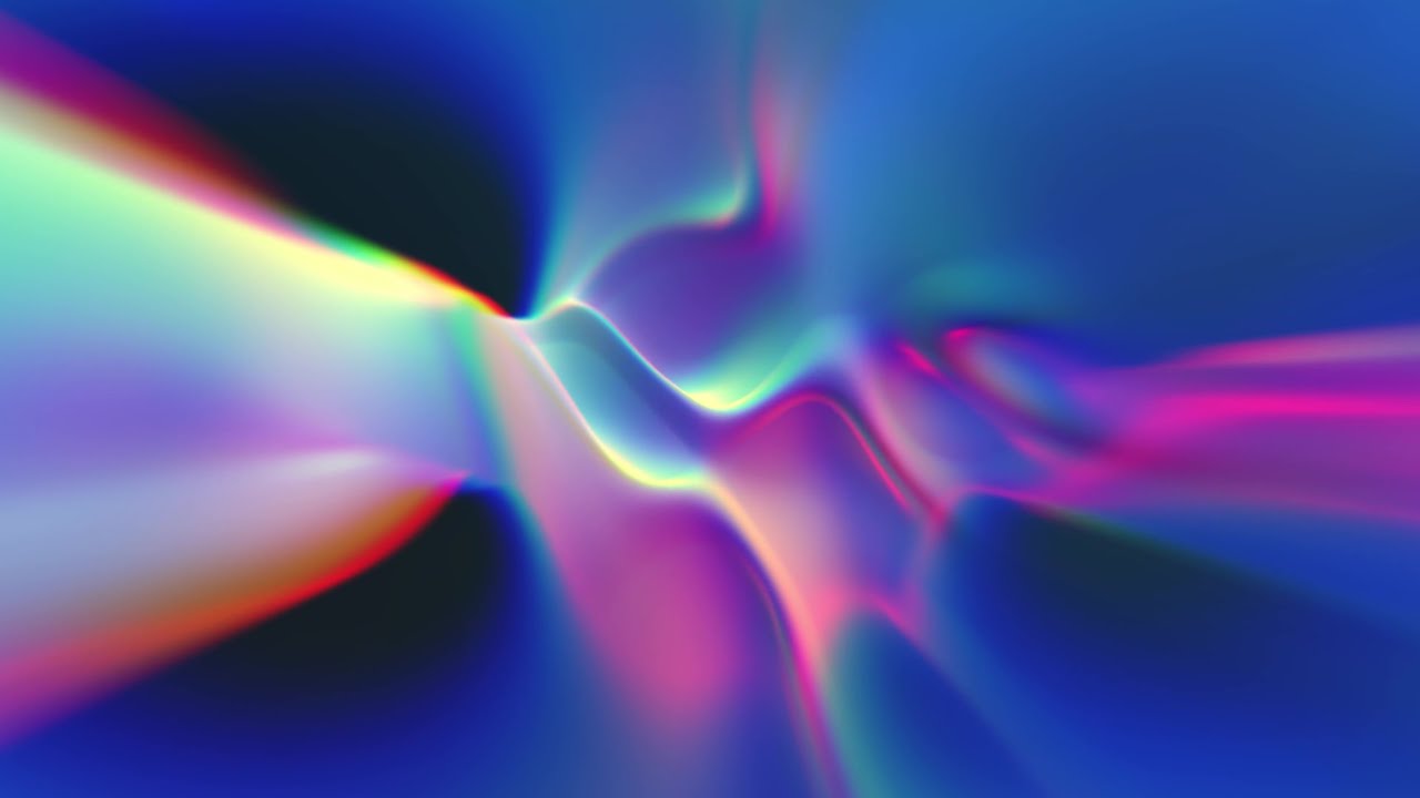 Chromatic Wave Loop Prism Rainbow 4K Animated Motion Background ...