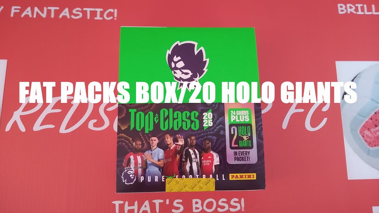 PANINI TOP CLASS PL 2025 ***FAT PACKS BOX/20 HOLO GIANTS*** - YouTube
