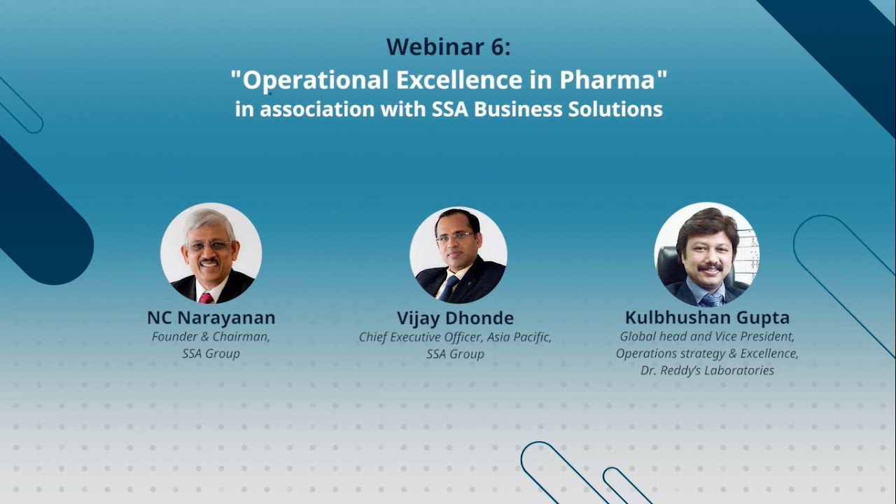 IPA Manufacturing and Quality Workshops: Webinar 6 - "Operational ...