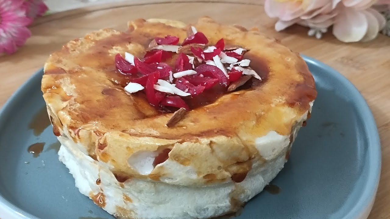 কটন পুডিং।।ফোম পুডিং।।মাত্র দুটি উপকরণে মজাদার পুডিং।। Cotton Pudding ...