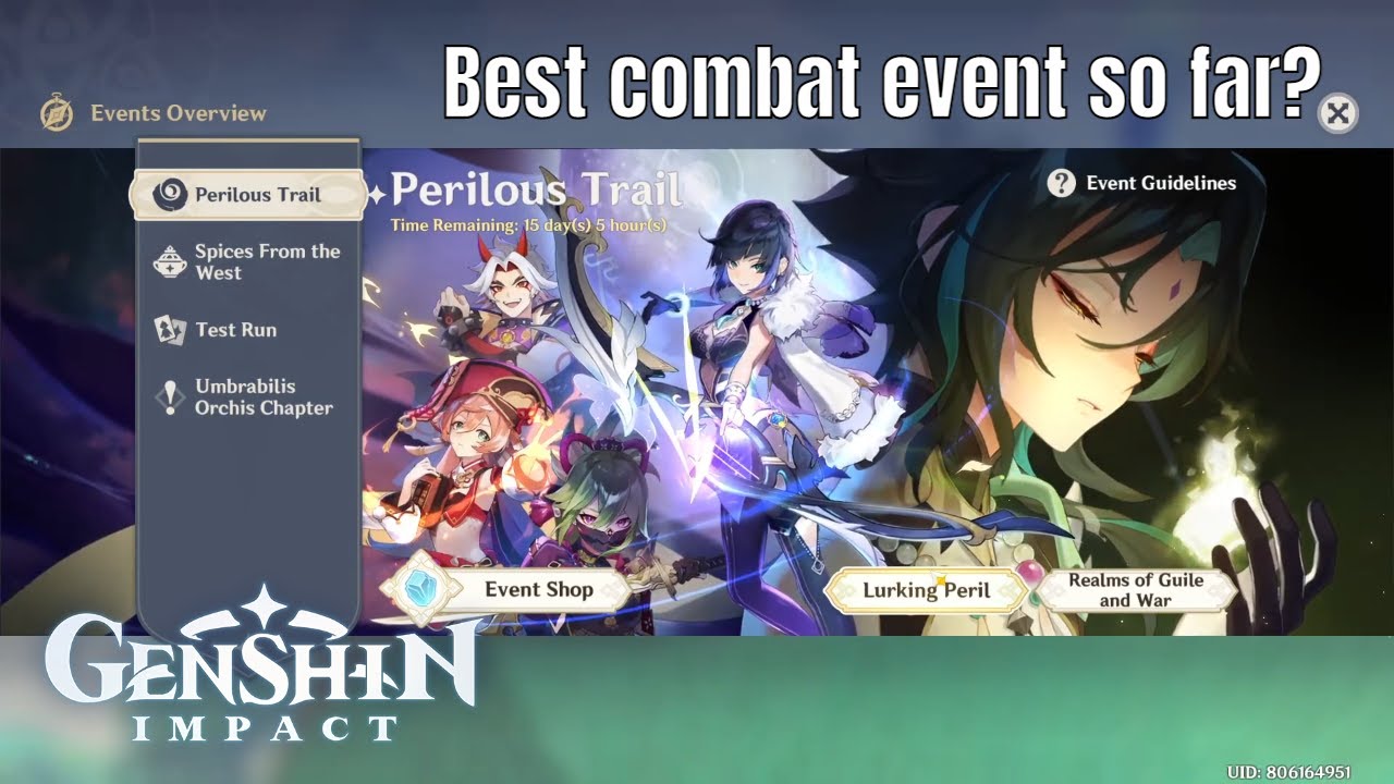Genshin Impact: Perilous Trail Event (Discussion & Thoughts) - YouTube