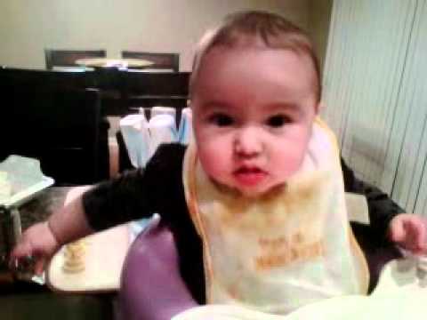 Baby Blowing a Raspberry Sound - YouTube