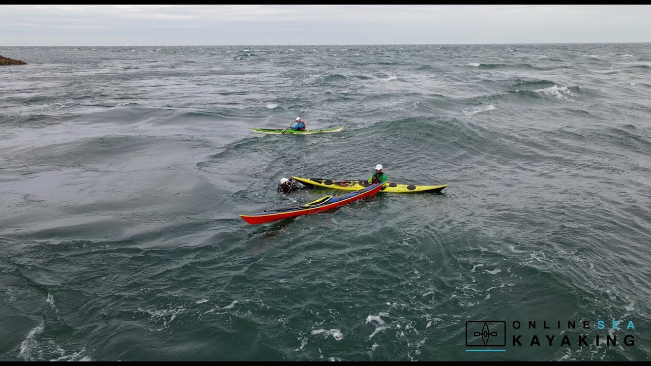 Online Sea Kayaking Rescue Tips: Rescues Against a Tide - YouTube