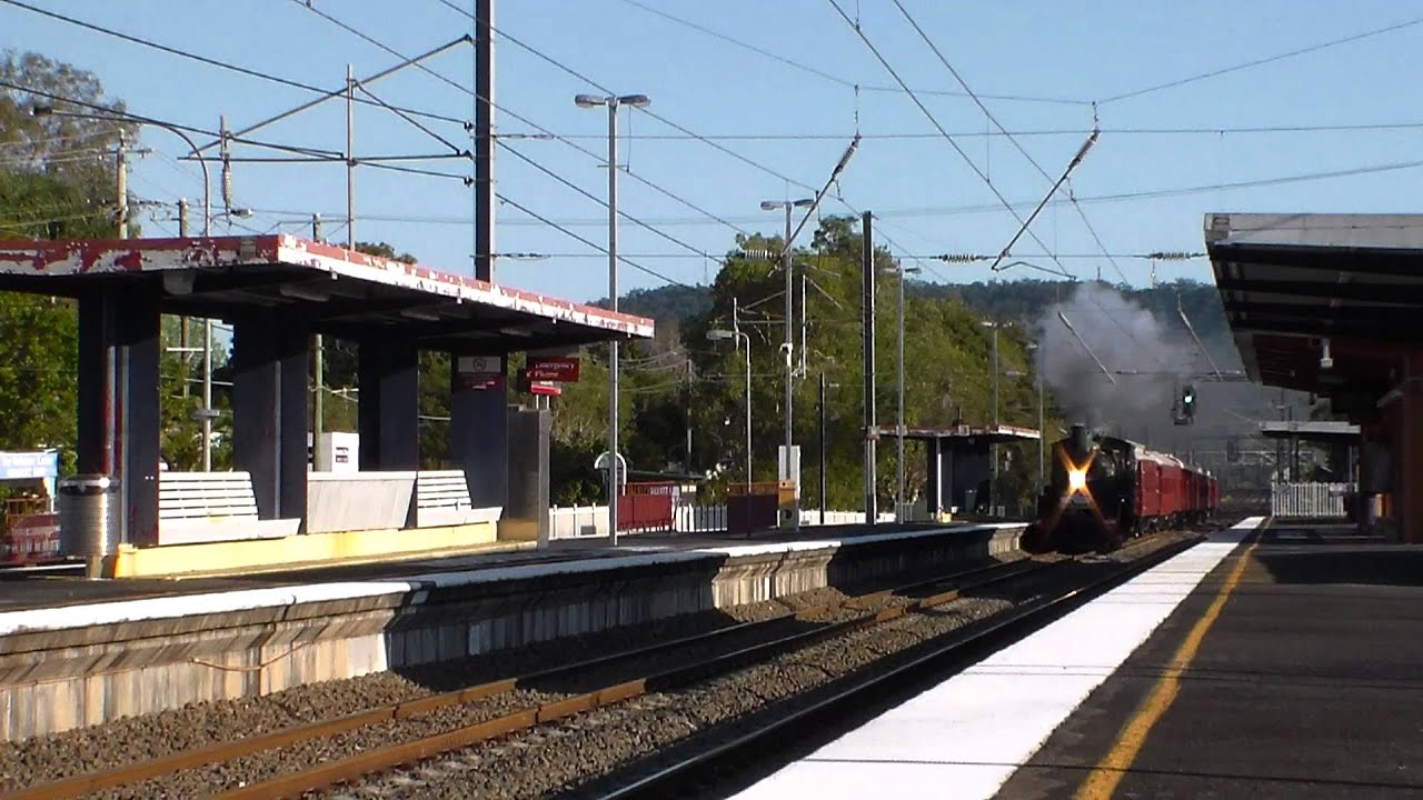 Australian Steam Locomotives - Queensland Rail - ARHS QLD Special - YouTube