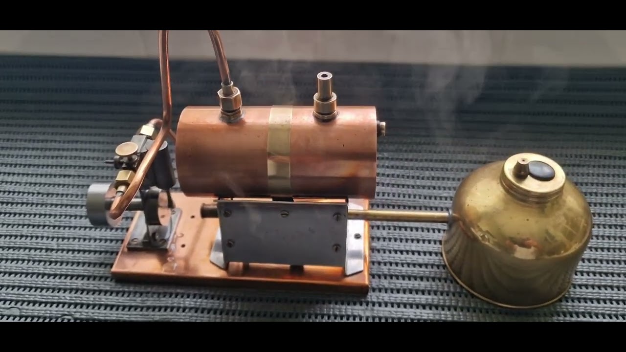 scratch built steam engine - YouTube