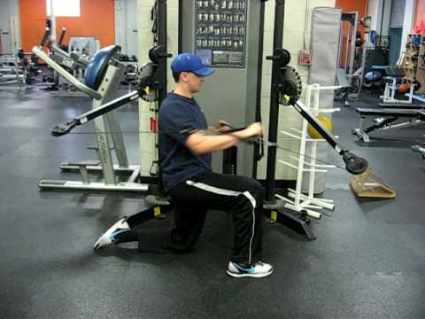 Kneeling Cable Push and Pull -FUEL FITNESS - YouTube