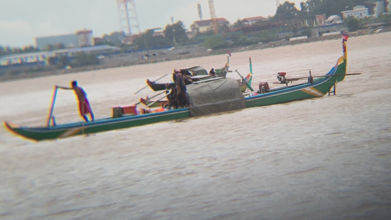 Mekong River Survival Ancient Net Fishing | Life of Net Fishing in the ...