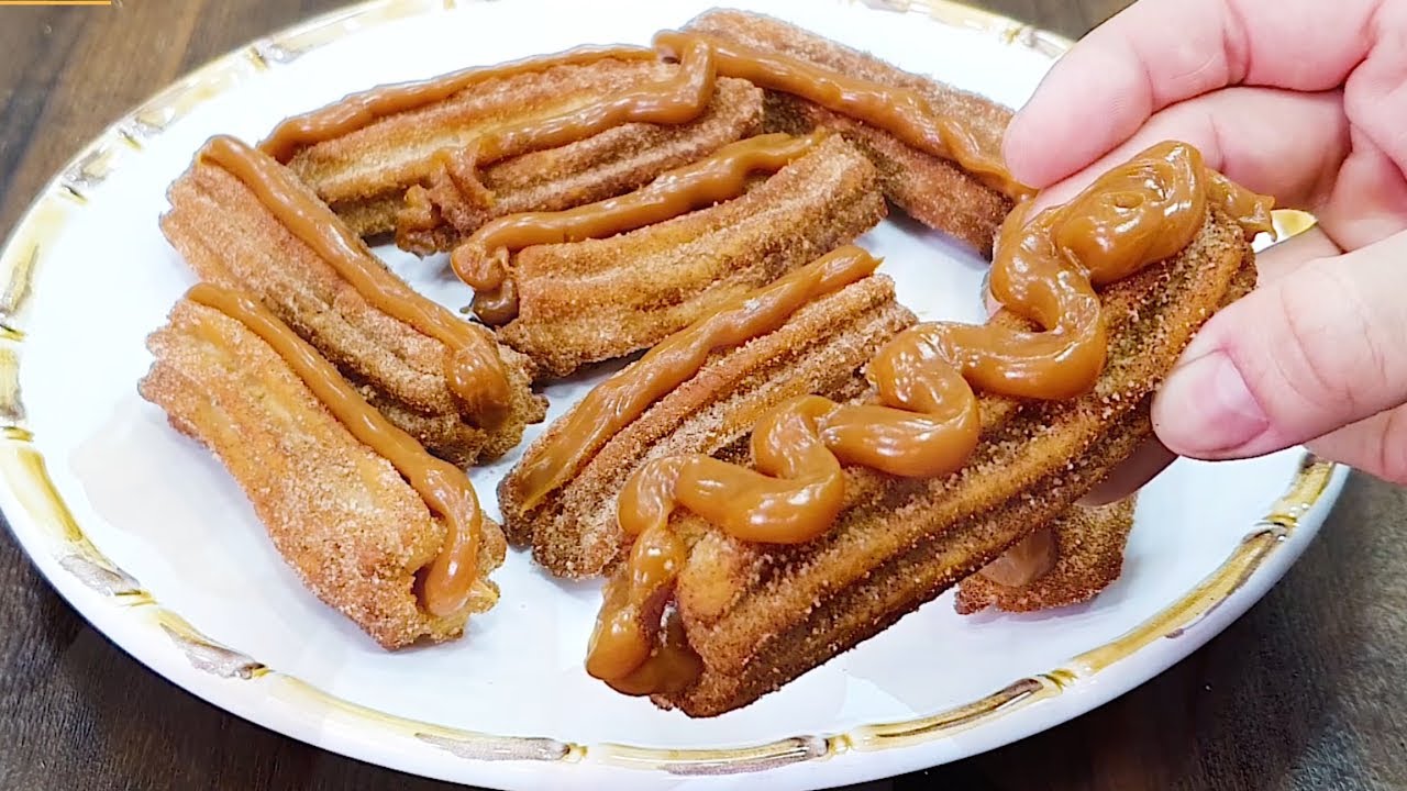 COMO FAZER CHURROS RECHEADO - YouTube