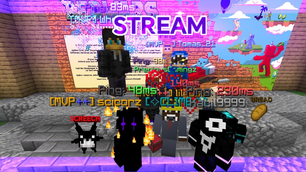 [🔴LIVE] Minecraft Hypixel & Ask Me Any Questions Within Reason Please!!! /p join lilyusei - YouTube