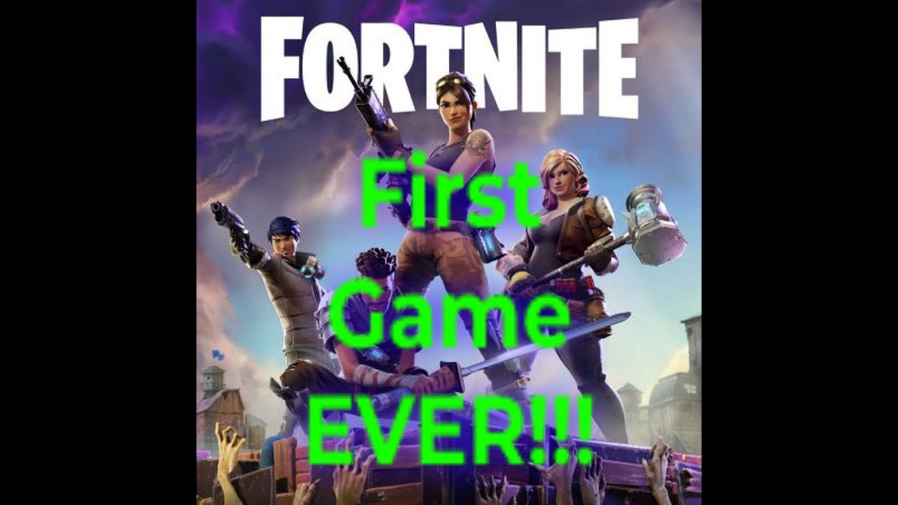 First Fornite Game EVER!!!! - YouTube