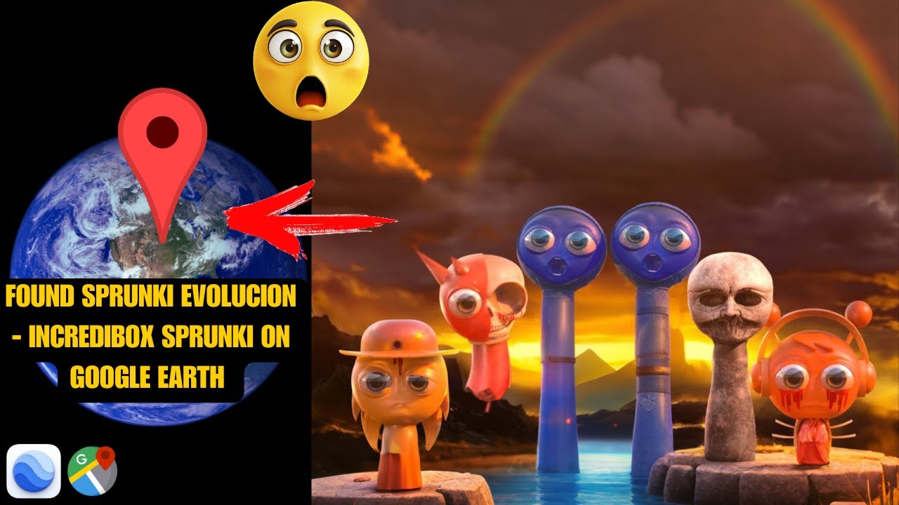 Sprunki Evolucion: Incredibox Sprunki on Google Earth! #googleearth # ...