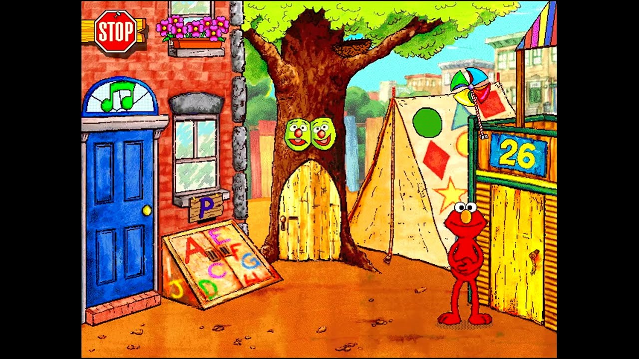Sampling a 27 Year Old Elmo PC Game from the 90's - YouTube