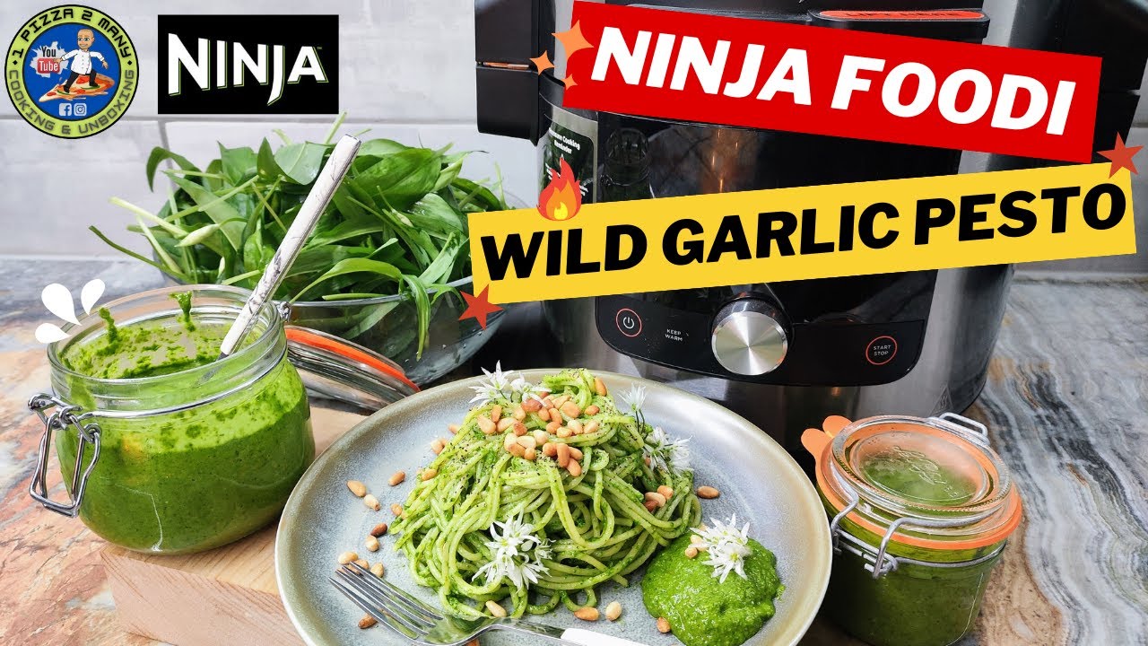 Awesome Wild Garlic Pesto in Ninja Foodi - YouTube