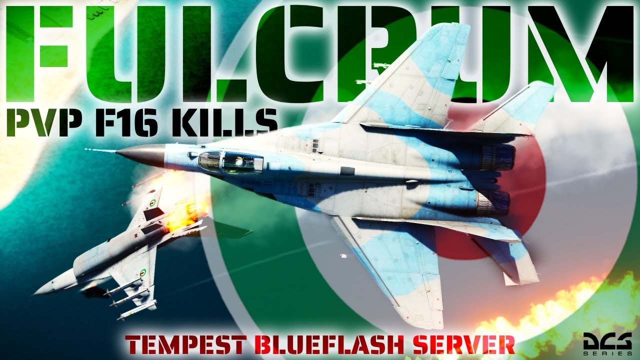 MIG-29 FULCRUM Dogfight's x2 F-16 Falcon's on TEMPEST BlueFlash PVP ...