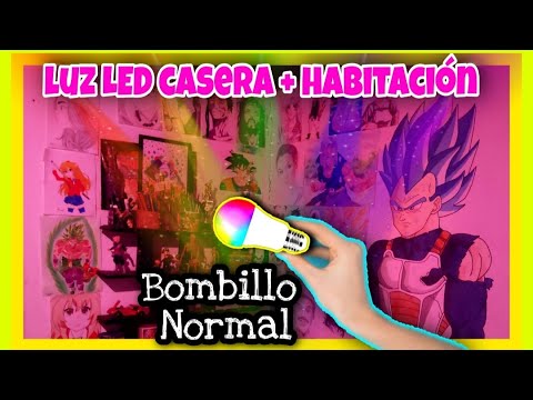 COMO HACER UNA LUZ LED CASERA Con UN FOCO o BOMBILLA 💡 ideas para ...