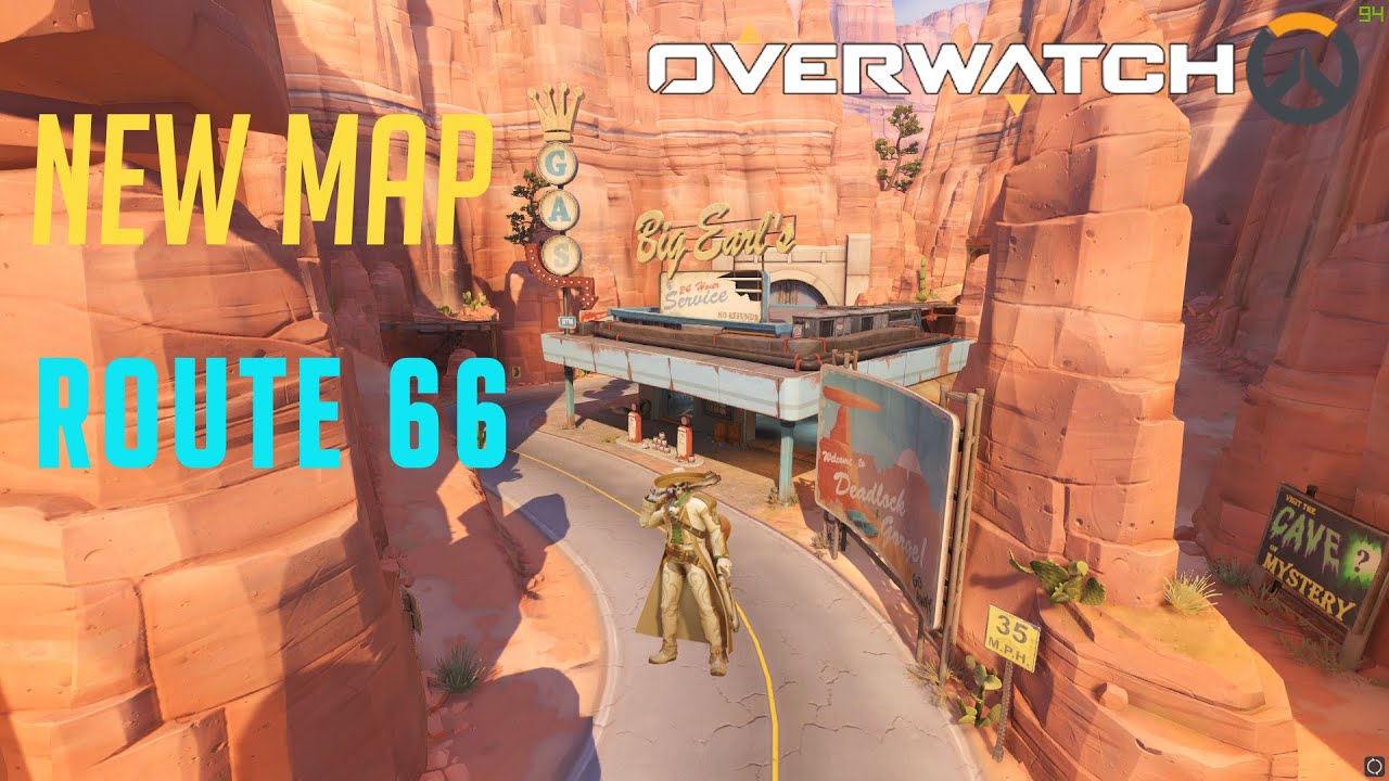 Overwatch - Route 66 New Map - Reaper Gameplay - YouTube