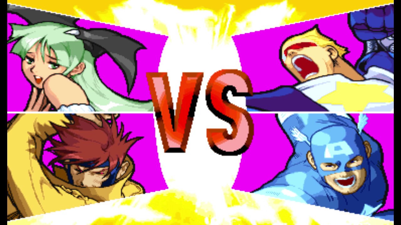 Marvel vs Capcom 1 ( Arcade ) - Morrigan / Gambit Playthrough ( July 11 ...