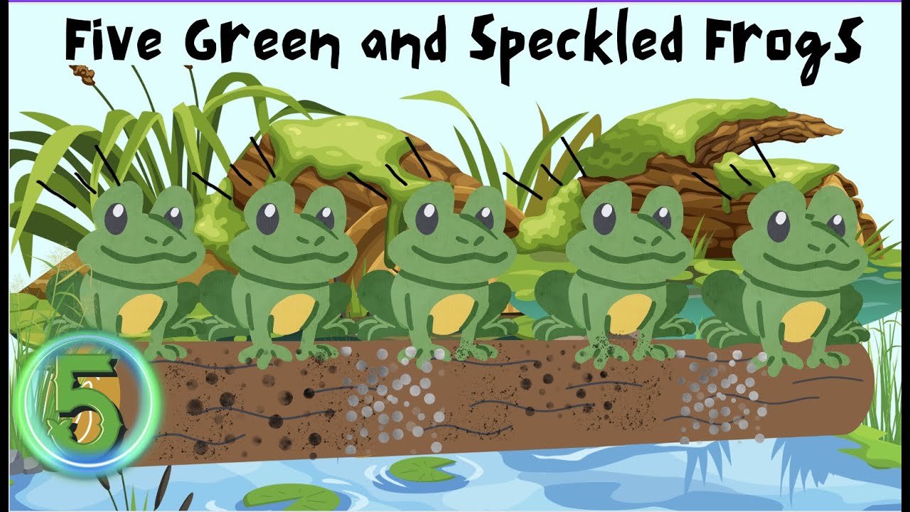 Five Green and Speckled Frogs ( Reggae Beat) - YouTube