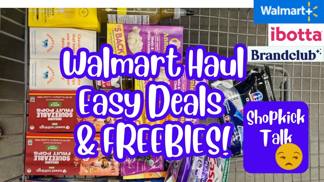 Walmart Haul!! Easy Deal & FREEBIES! Plus, Real talk about Shopkick! # ...