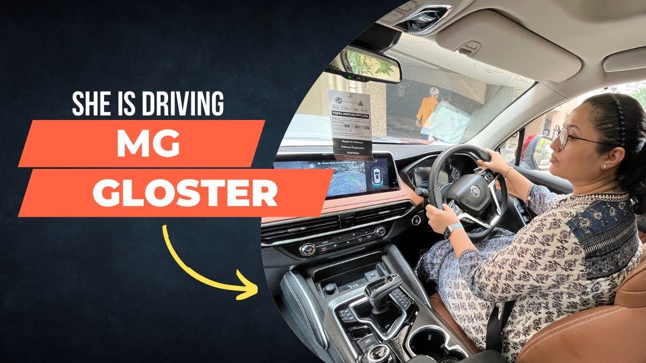 It’s her last session and she is driving her Mg Gloster confidently 🤩 | Driving Master - YouTube