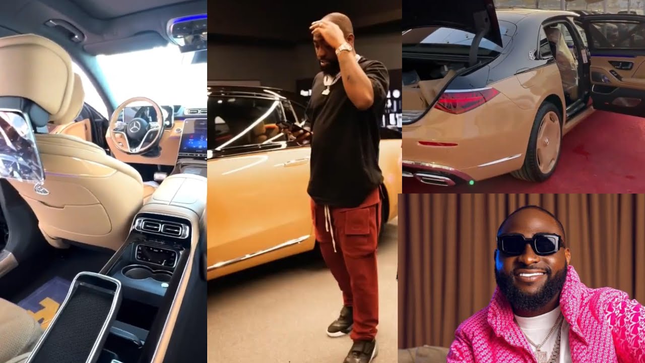 THE INTERIOR FOR DAVIDO’S NEW #500M VIRGIL ABLOH MAYBACH BENZ CAR - YouTube