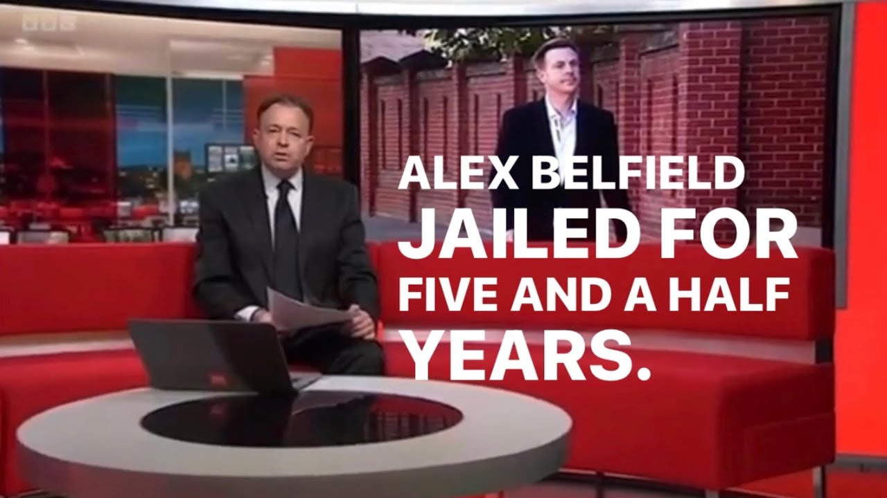 Ex-BBC presenter Alex Belfield sentenced. East Midlands Today report. # ...