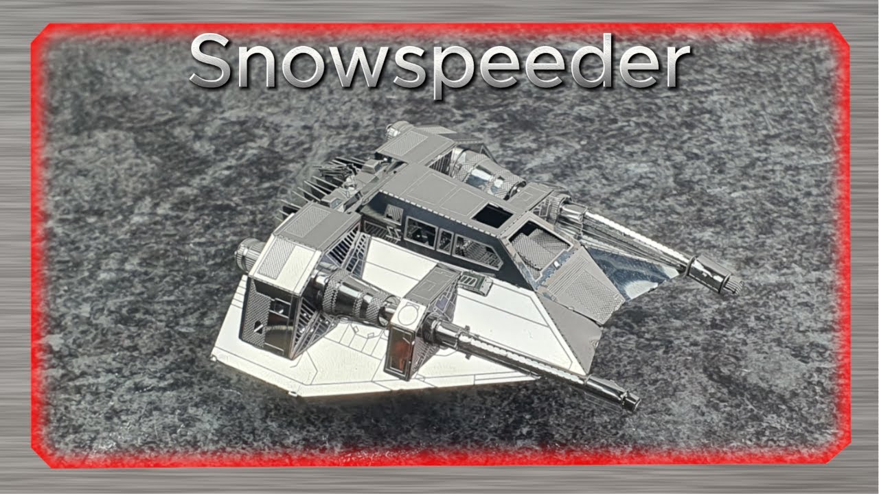 Mini STAR WARS SNOWSPEEDER Build | Made From Metal | STOP MOTION SPEED ...
