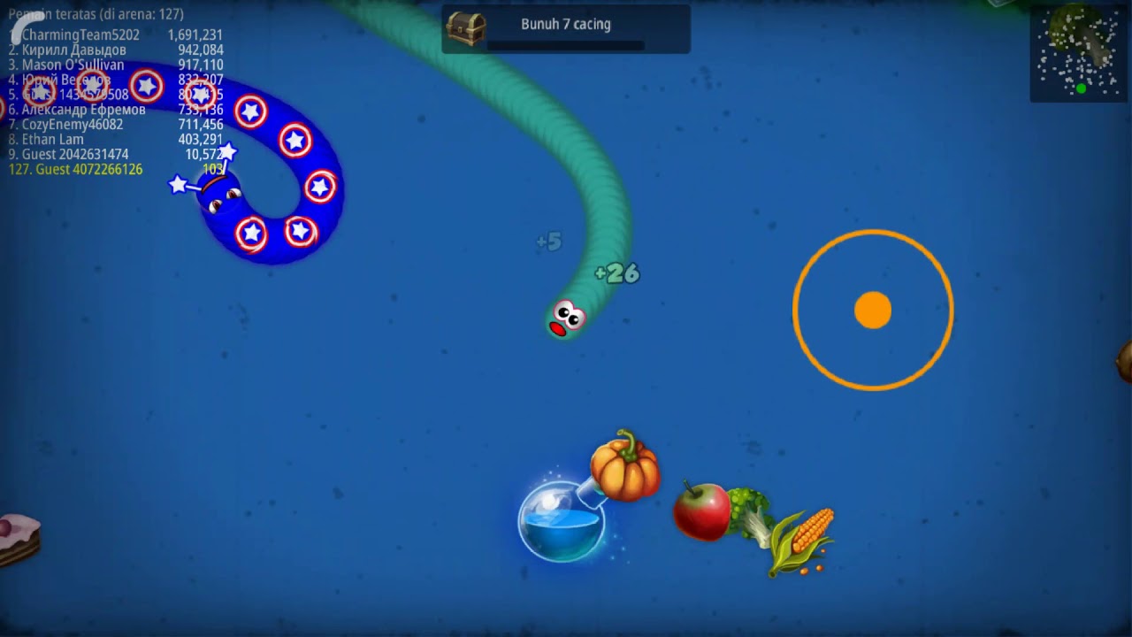 main game cacing - YouTube