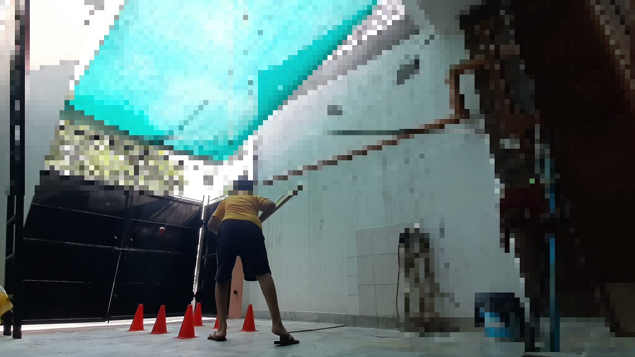 Straight Drive, Cover Drive and defense practice | Harman Garcha - YouTube