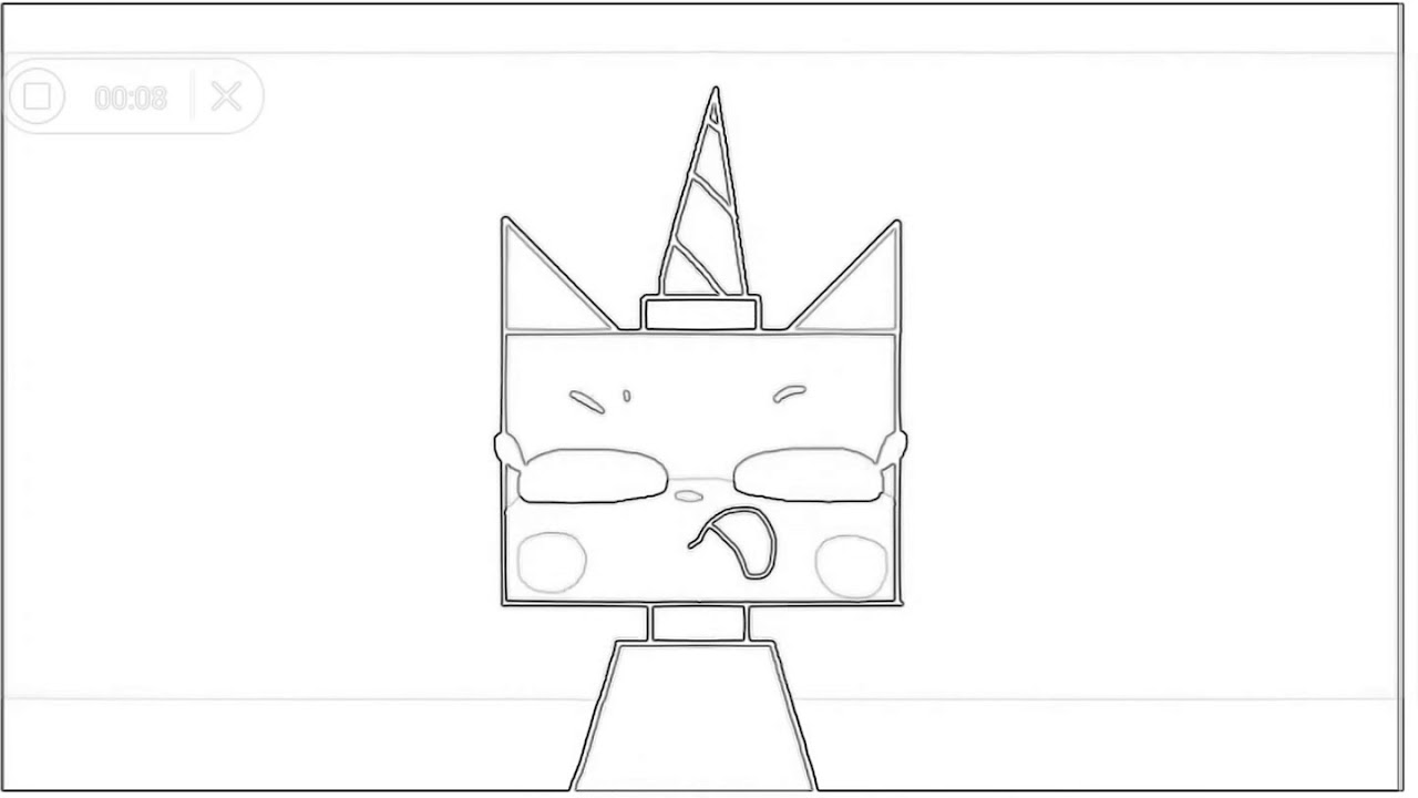 Unikitty sketch for hungry meme - YouTube