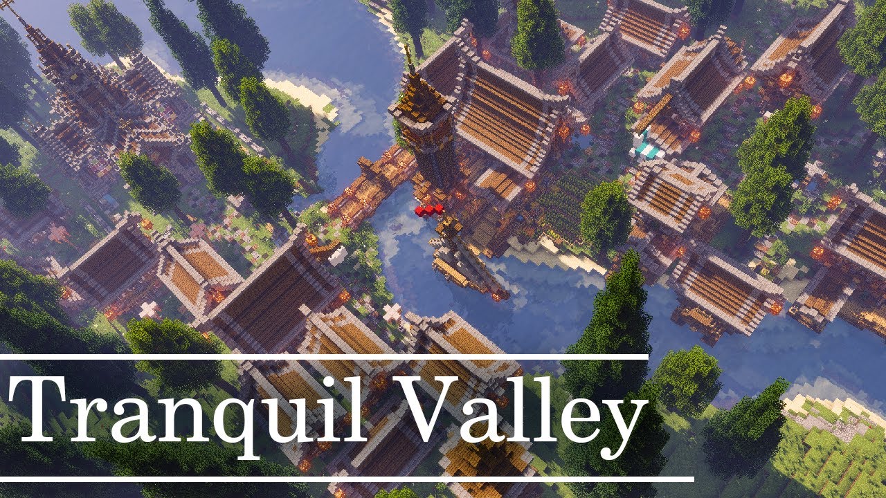 Minecraft - Tranquil Valley | Cinematic Build Showcase - YouTube