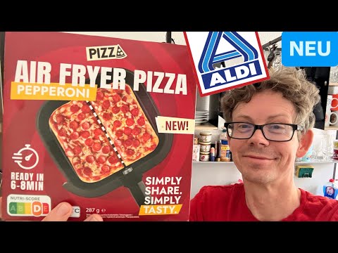 Airfryer Pizza Pepperoni von Aldi Nord für Heißluft-Fritteuse im Test!
