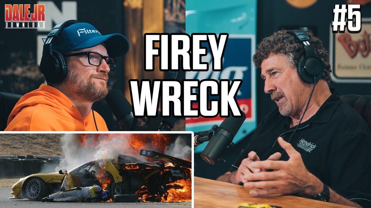 Dale Jr. and Boris Said React to Fiery Corvette Crash from 2004 | Dale ...