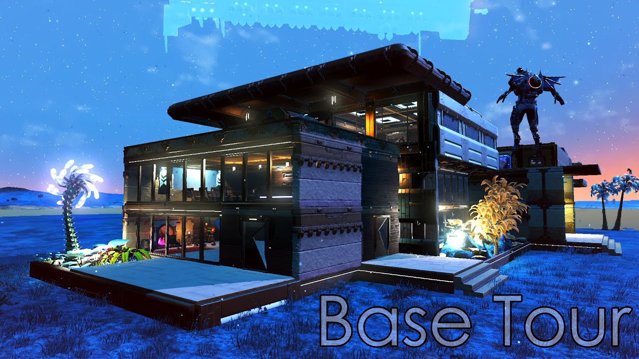 Small Outpost Base | No Man's Sky - Base Tour 35 - YouTube