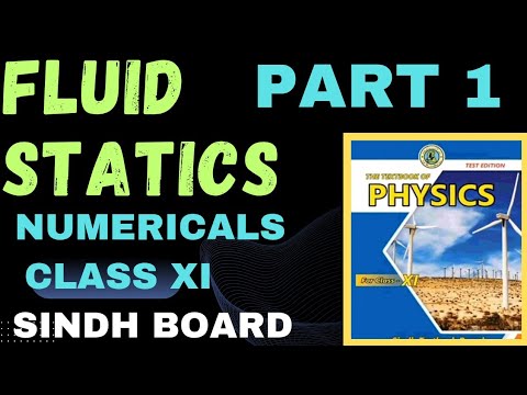 FLUID STATICS | NUMERICALS | CLASS 11 | SINDH BOARD | CHAPTER NO 6 | SIR UZAIR RASHID - YouTube