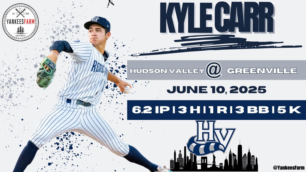 Kyle Carr Vs. Greenville Drive 6/10/25 - YouTube