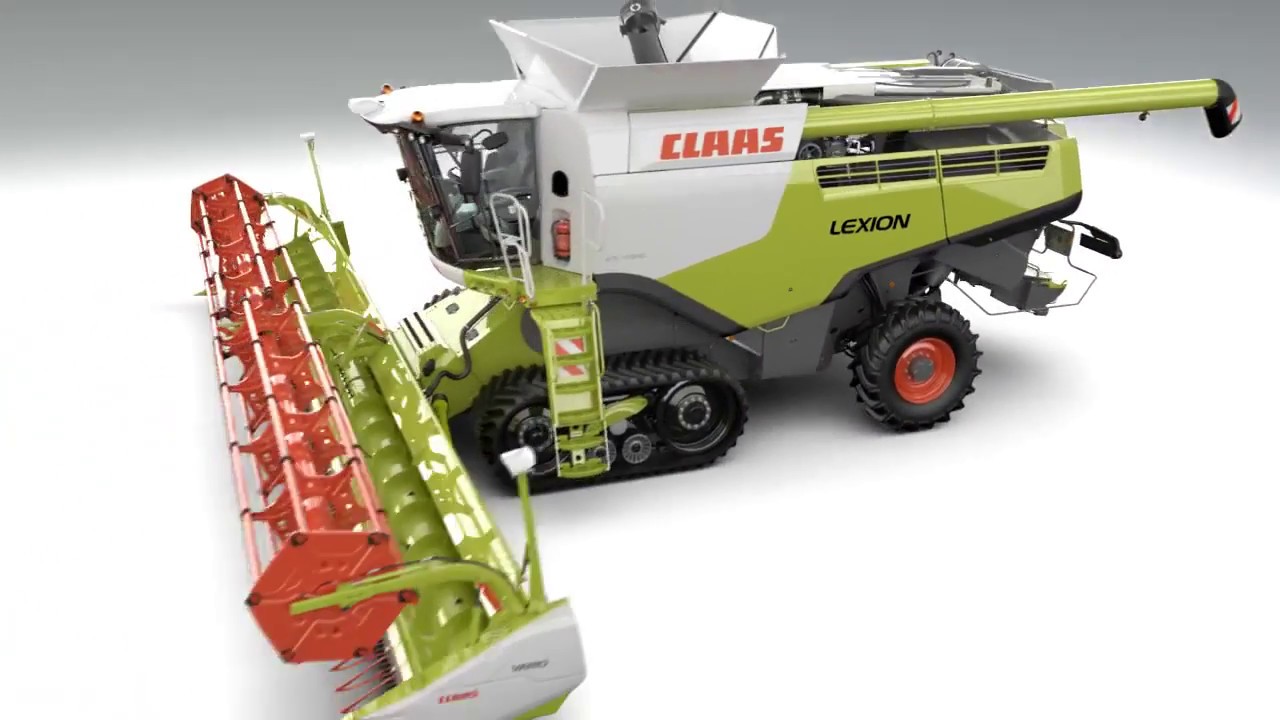 CLAAS LEXION 700 Crop Flow - YouTube