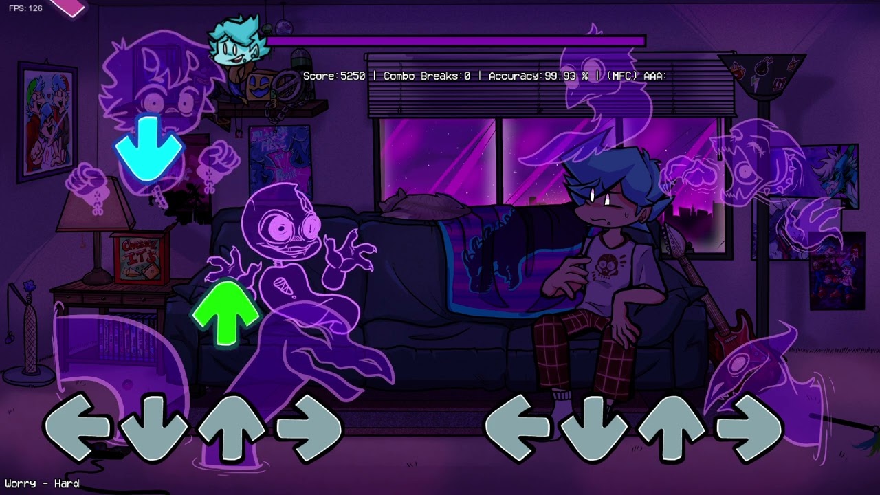 FNF Vs big brother week 2 - Worry (FC) - YouTube