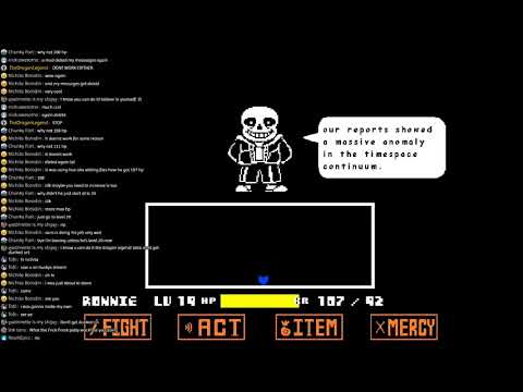 Undertale Sans Battle! - YouTube
