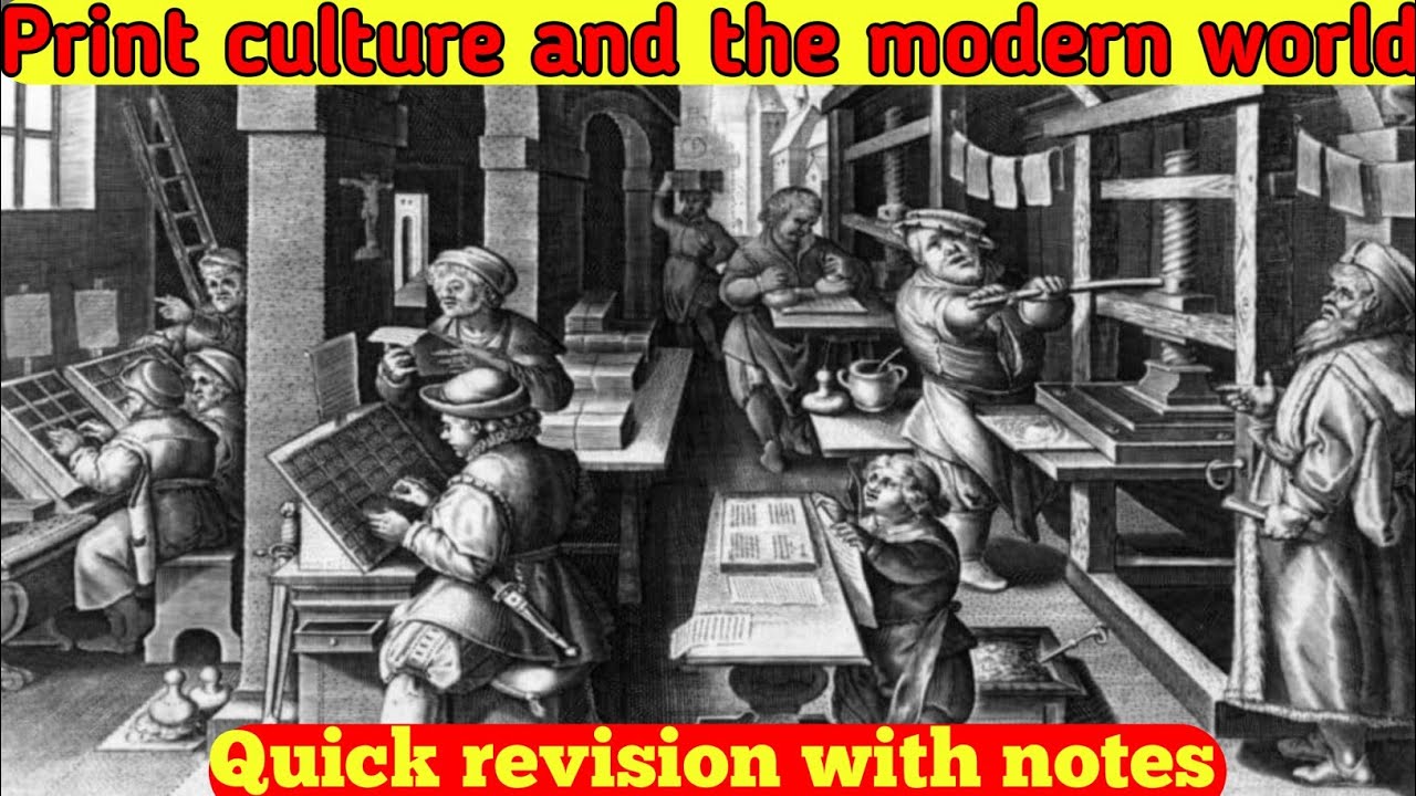 Print culture and the modern world one shot||Print culture and the ...