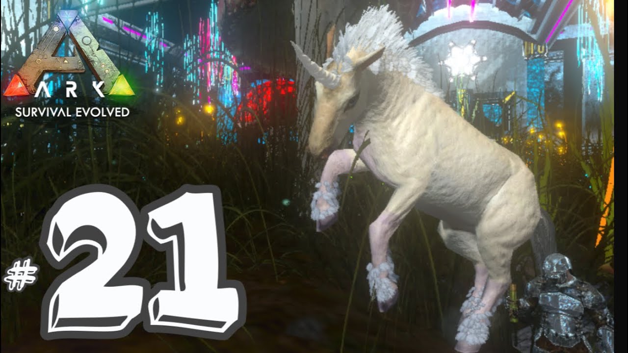 ยูนิคอร์นเขายาว | Ceremony of The Ethereal Stallion | ARK : Survival ...