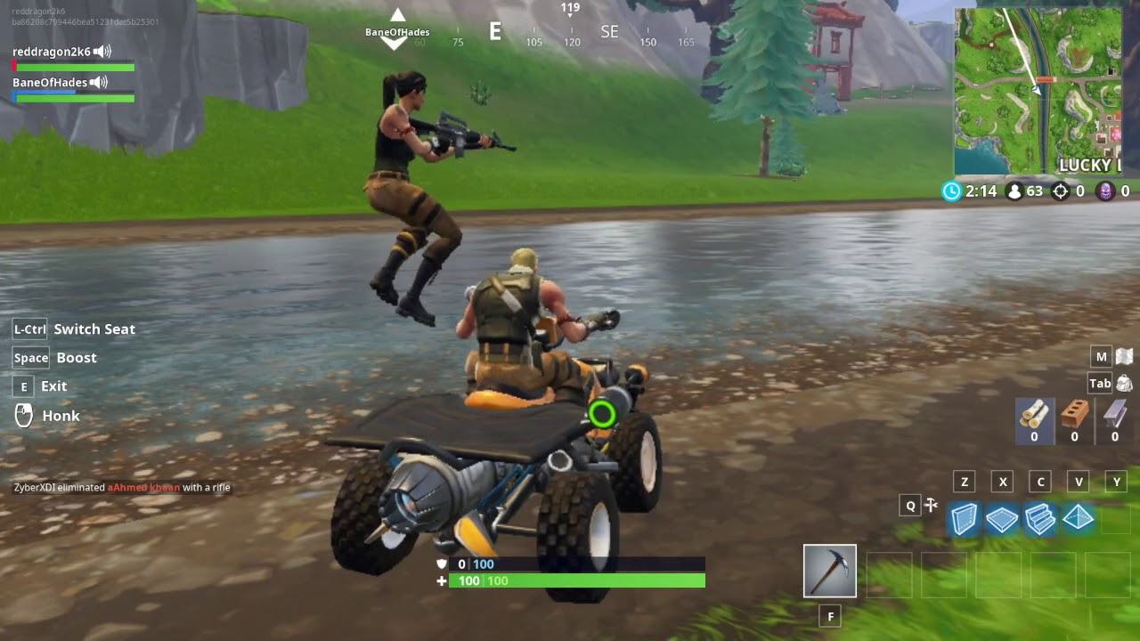 Driving the QUAD CRUSHER! -Fortnite Battle royale #2 - YouTube