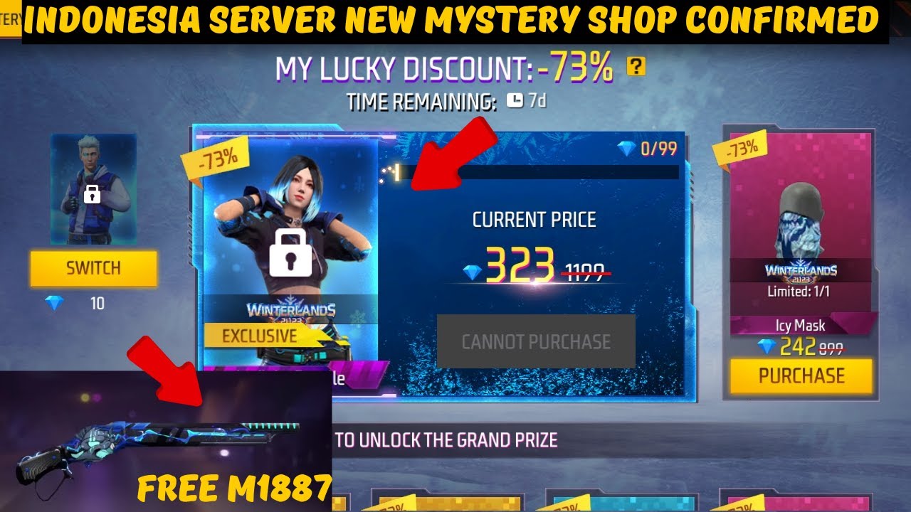 Indonesia Server New Mystery Shop Confirmed 🔥 ff indonesia server new ...